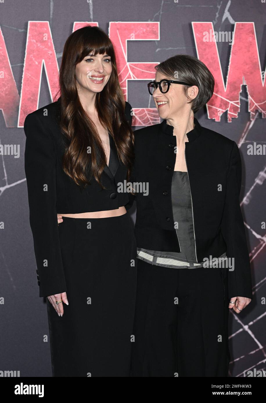London, UK. January 31st, 2024. Dakota Johnson and SJ Clarkson at at ...