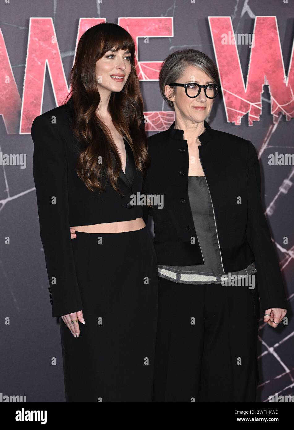 London, UK. January 31st, 2024. Dakota Johnson and SJ Clarkson at at ...
