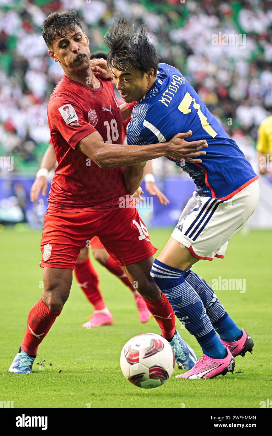 Doha, Qatar. 31 January, 2024. BAHRAIN VS JAPAN：ROUND OF 16 - AFC Asian ...