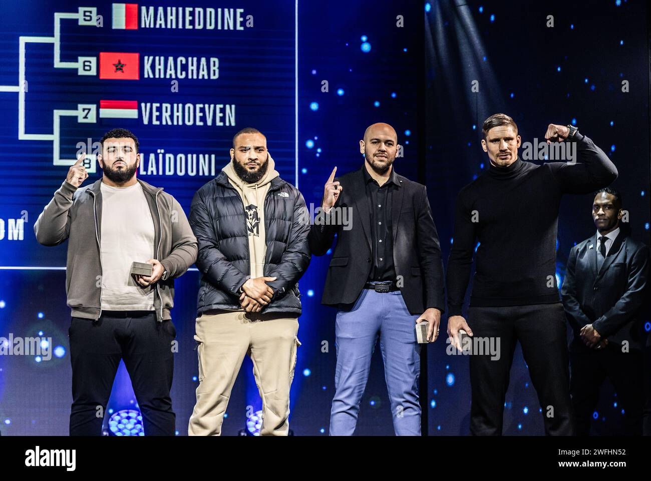 AMSTERDAM - Nabil Khachab, Nordine Mahieddine, Sofian Laidouni and Rico ...