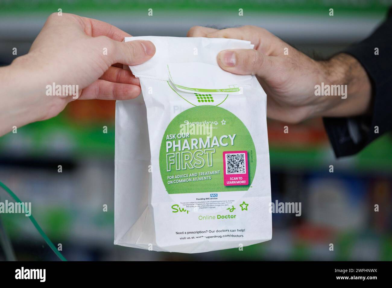 EDITORIAL USE ONLY First patient supplied medication under England's ...