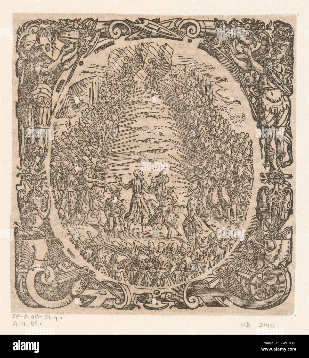 Running rods, Jost Amman, 1573 print print maker: Neurenbergpublisher ...