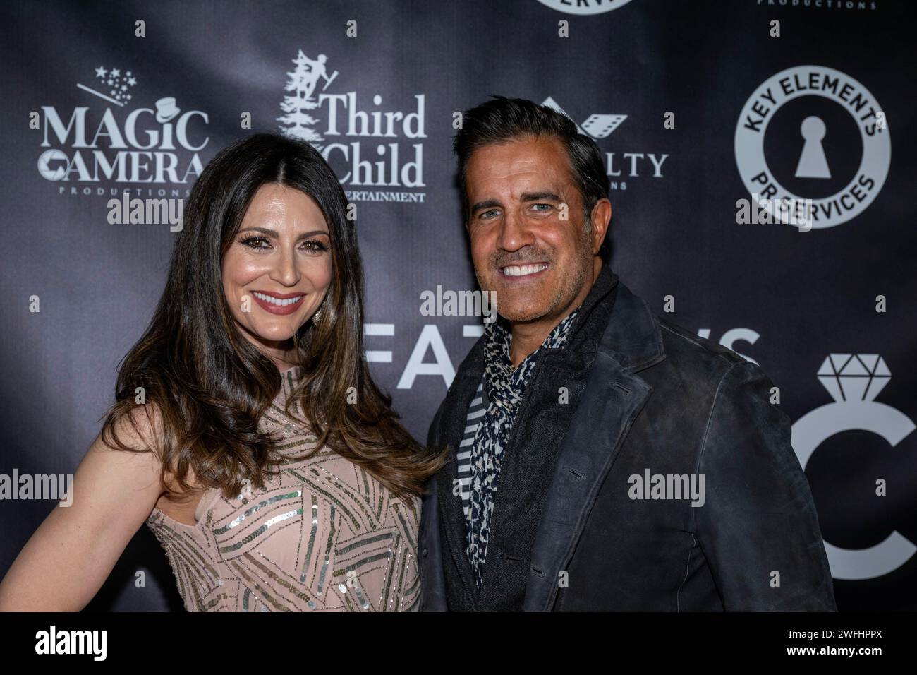 Glendale, USA. 30th Jan, 2024. Actress Cerina Vincent, Actor Johnny ...