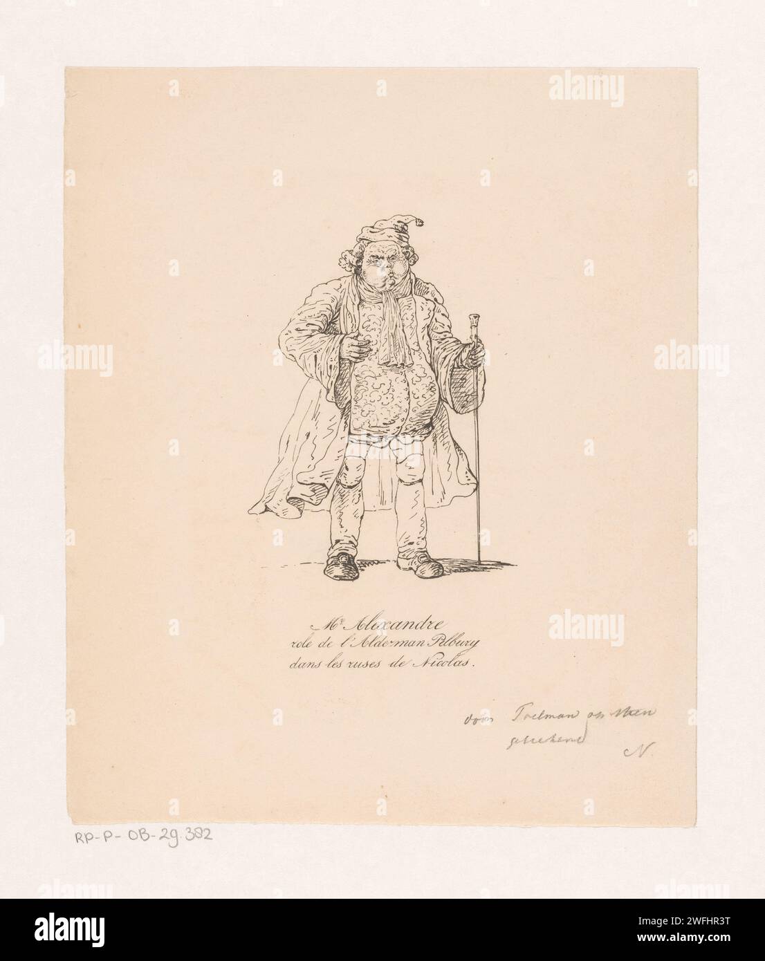 Big man with stick, Paulus Charles Gerard Poelman (Manner of), 1809 ...