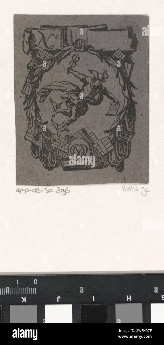 Handelsetiket from David Barnaart, Isaac Vincentsz. van der Vinne, c ...