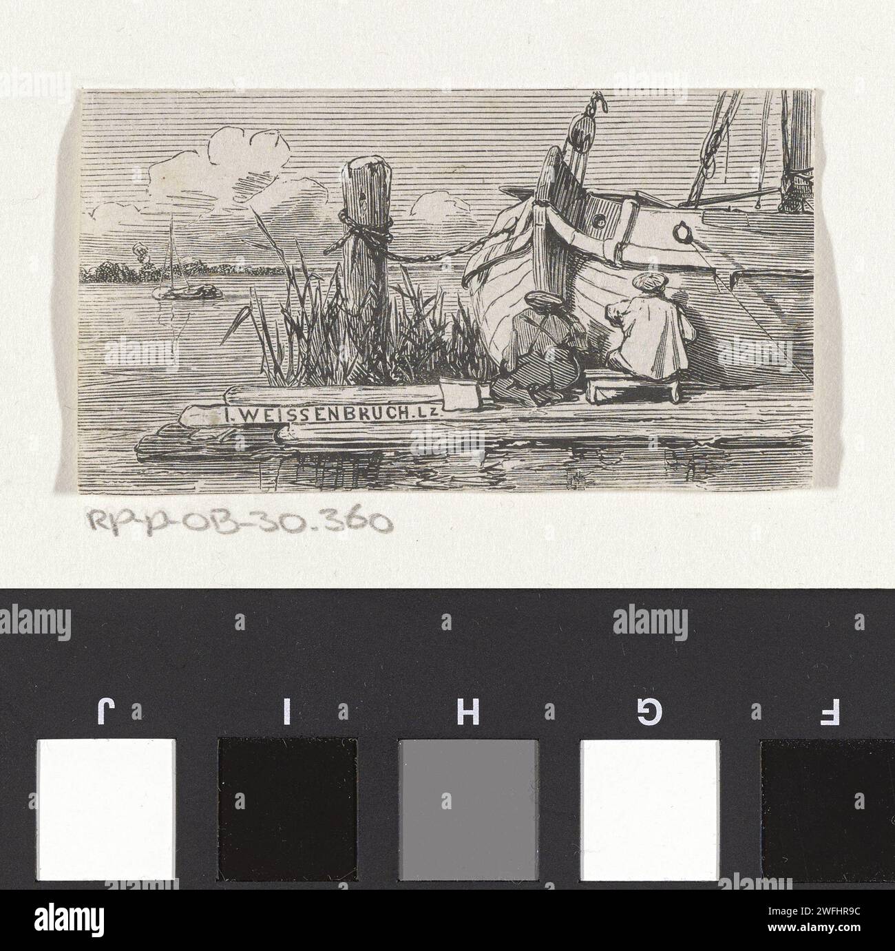Ship in Repair, Isaac Weissenbruch, 1836 - 1912 print Netherlands paper ...