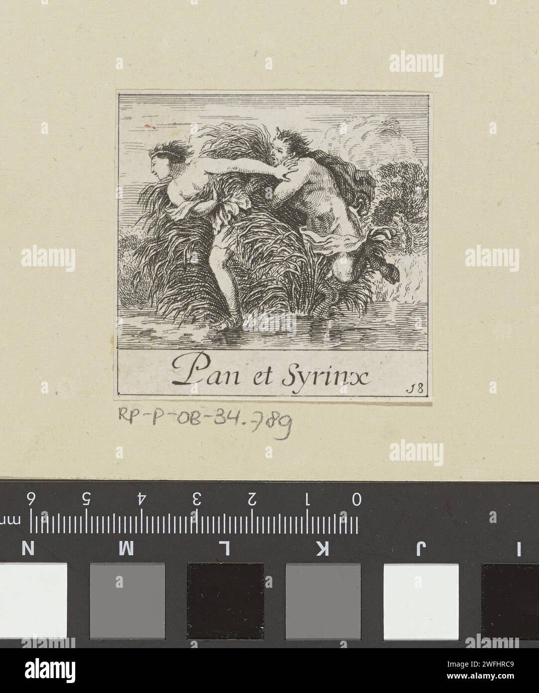 Pan en syrinx, Anonymous, Stefano Della Bella, 1620 - 1664 print ...
