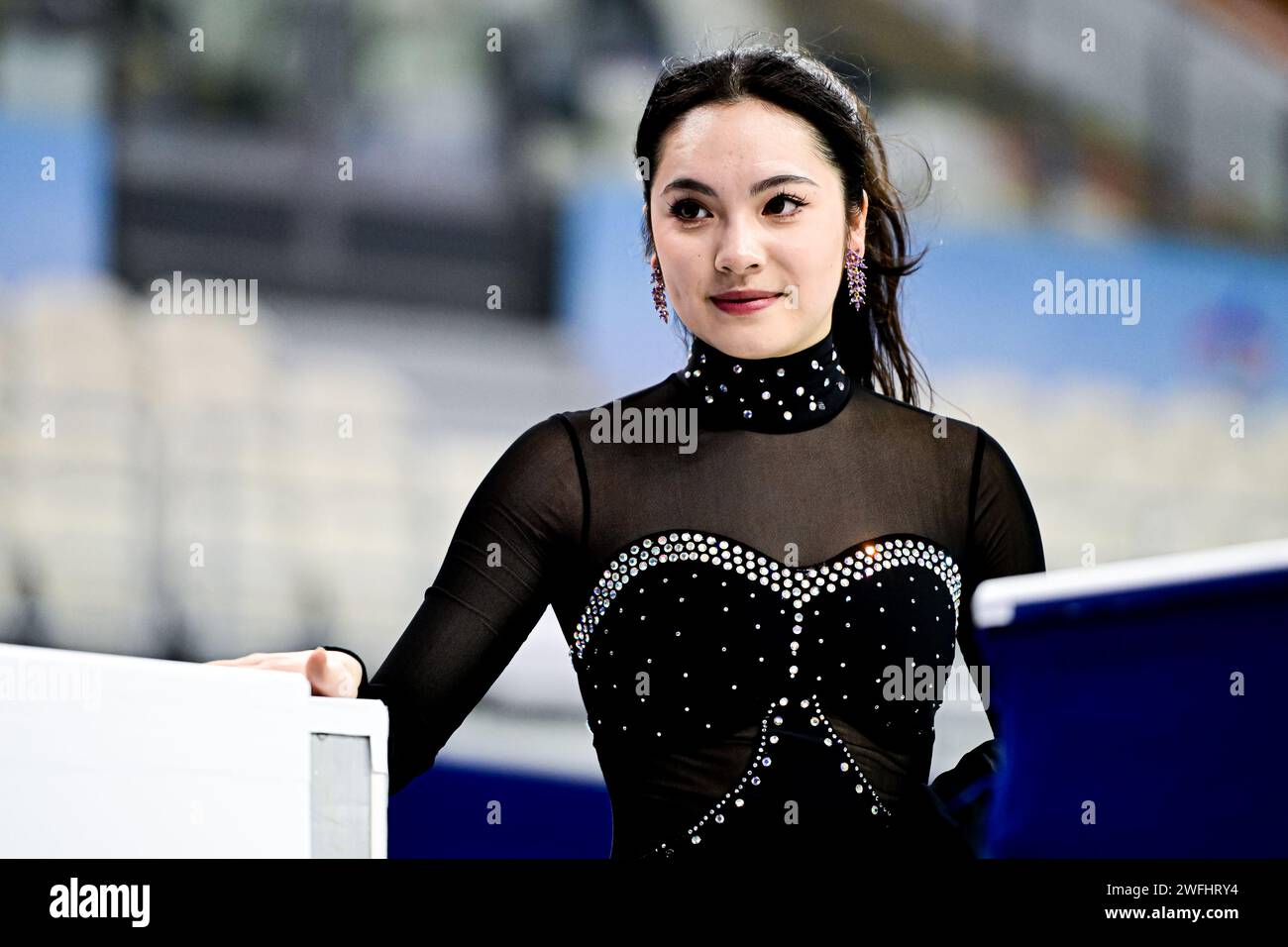 Shanghai, China. January 31, 2024, Hannah LIM & Ye QUAN (KOR), during ...