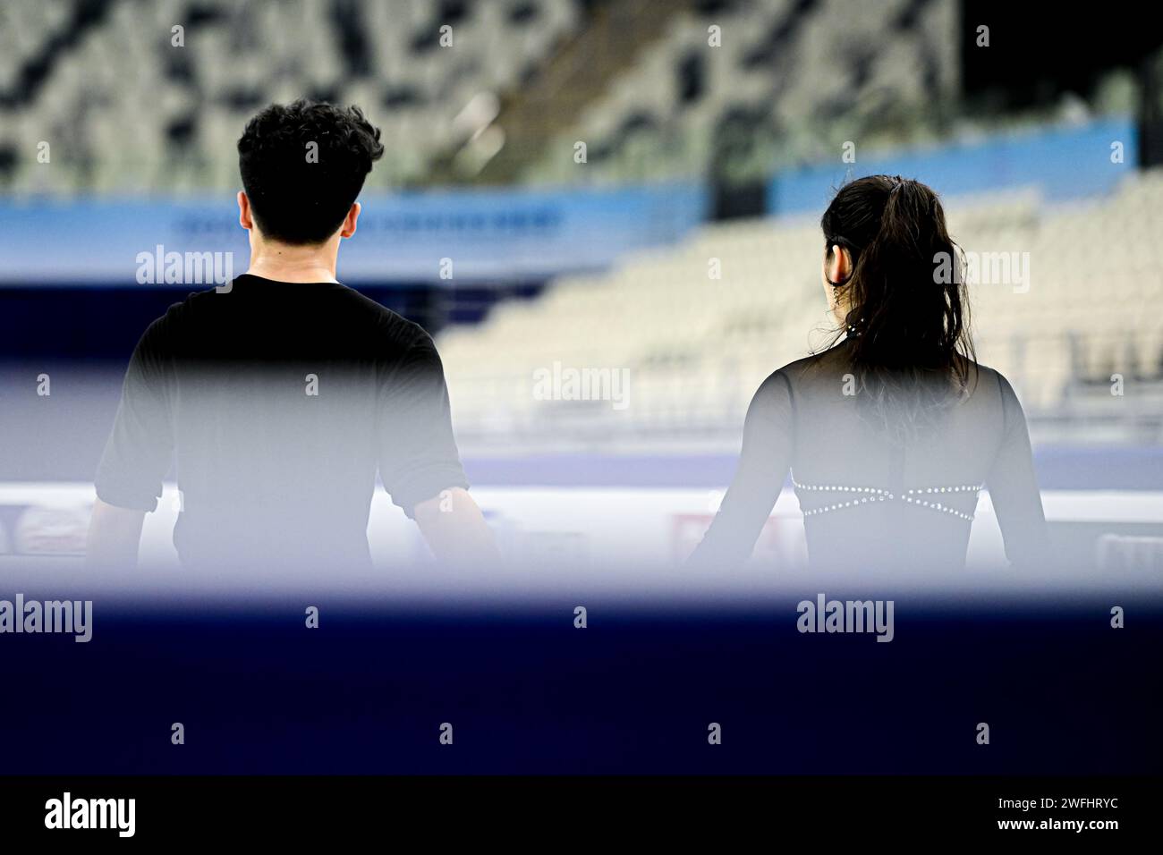 Shanghai, China. January 31, 2024, Hannah LIM & Ye QUAN (KOR), during ...