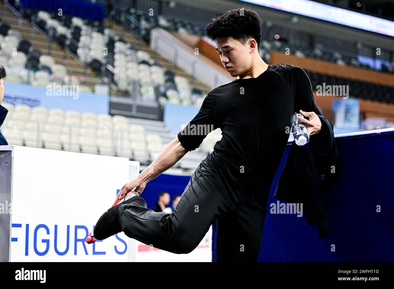 Shanghai, China. January 31, 2024, Hannah LIM & Ye QUAN (KOR), during ...