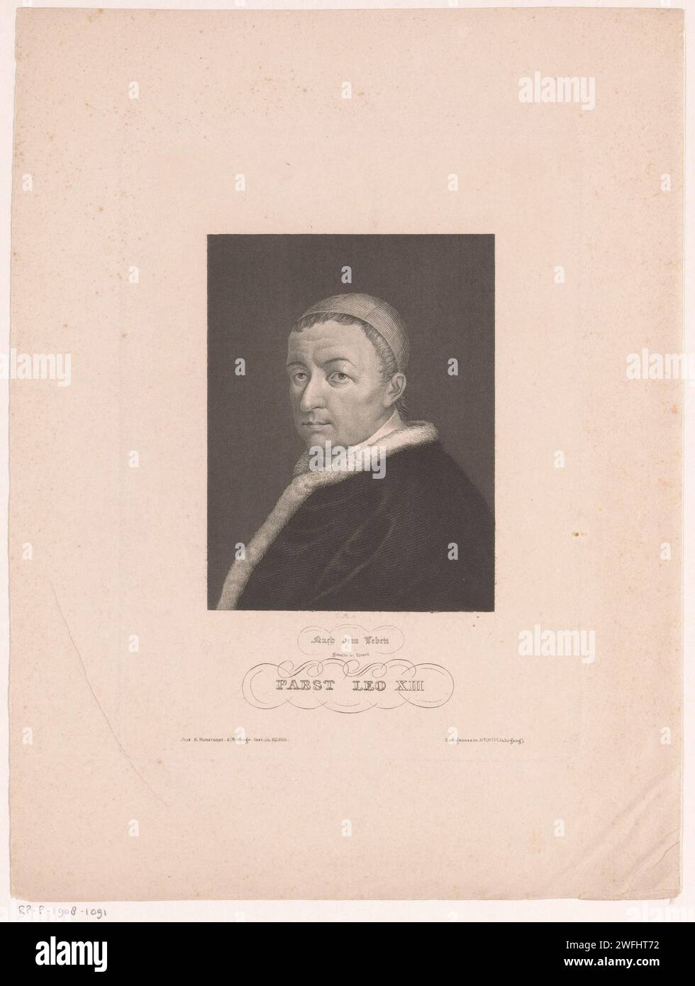 Portrait of Leopold II of Belgium, at a young age as Duke of Brabant ...