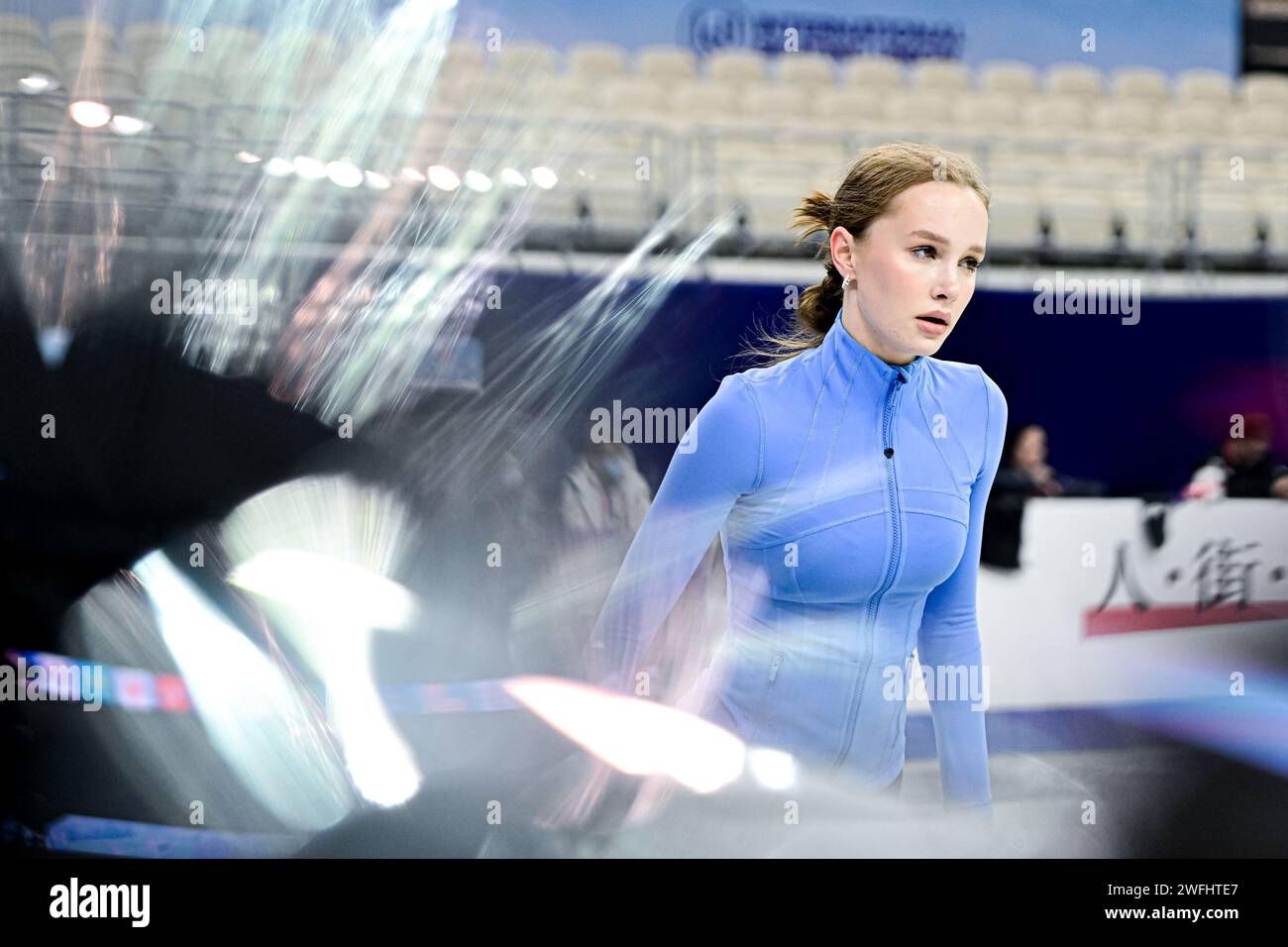 Shanghai, China. January 31, 2024, Maria CHERNYSHOVA (AUS), during ...