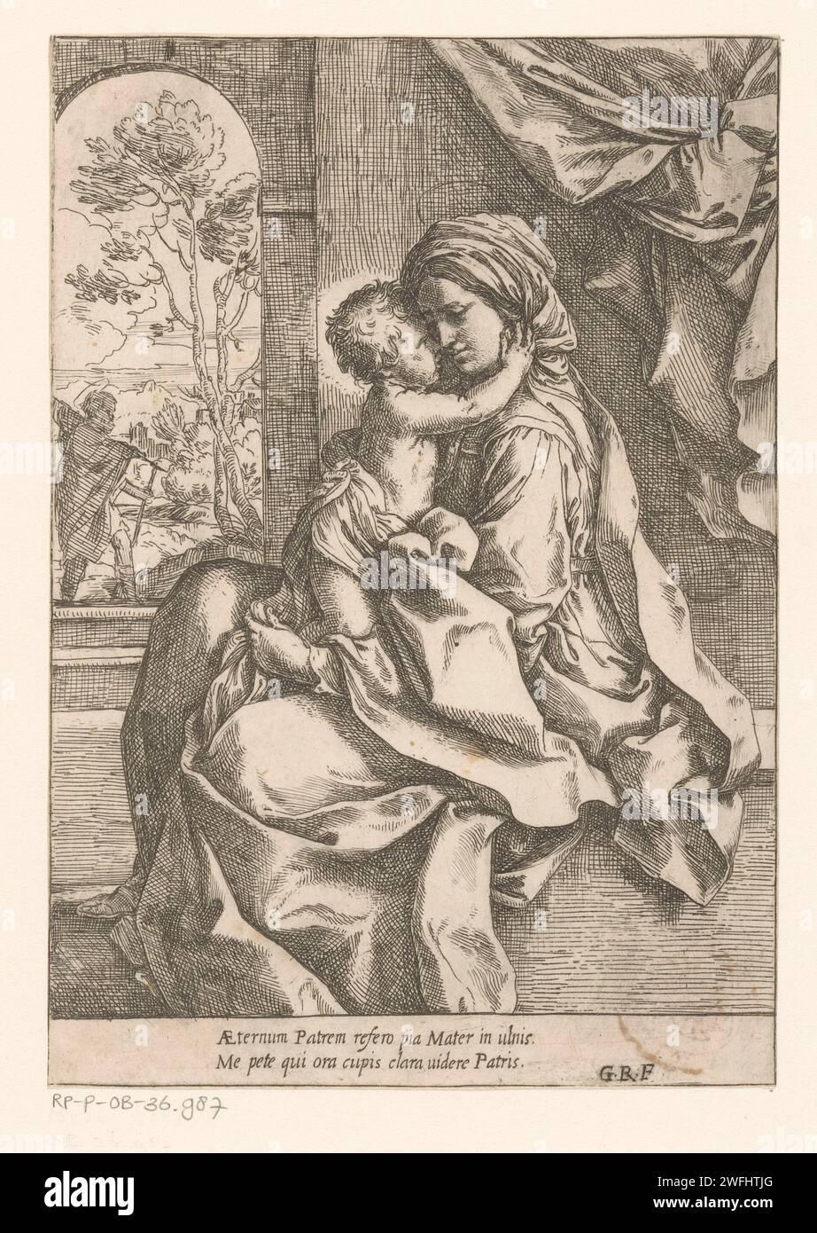 Maria with Child and Joseph in the background, Guido Reni, 1585 - 1642 ...