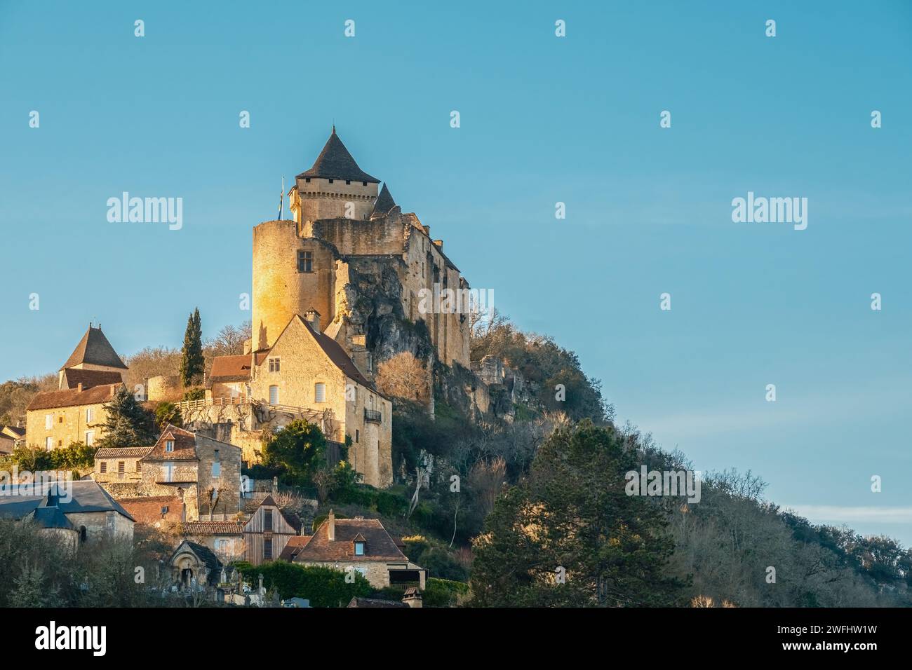Castelnaud-la-Chapelle, Nouvelle-Aquitaine, France - 30th January 2024 ...