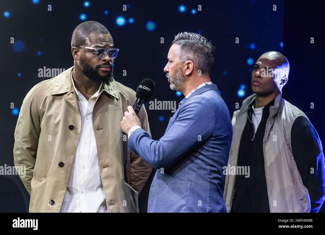 AMSTERDAM - Tariq 'Cookie' Osaro during the draw for the matchups for ...