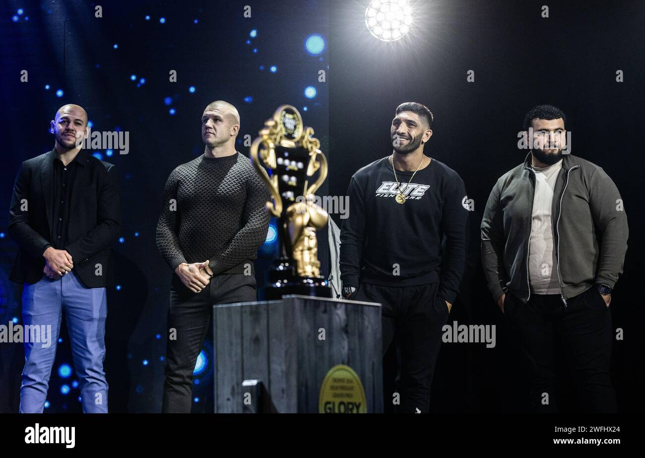 AMSTERDAM - Sofian Laïdouni, Uku Jürjendal, Bahram Rajabzadeh and Nabil ...