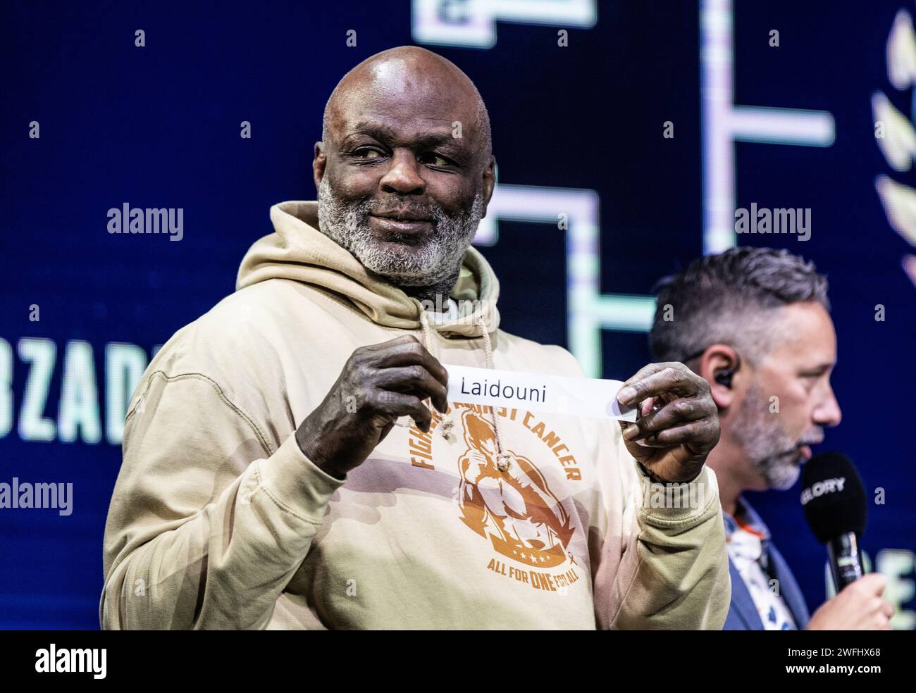 AMSTERDAM - Hernesto Hoost during the draw for the matchups for the ...