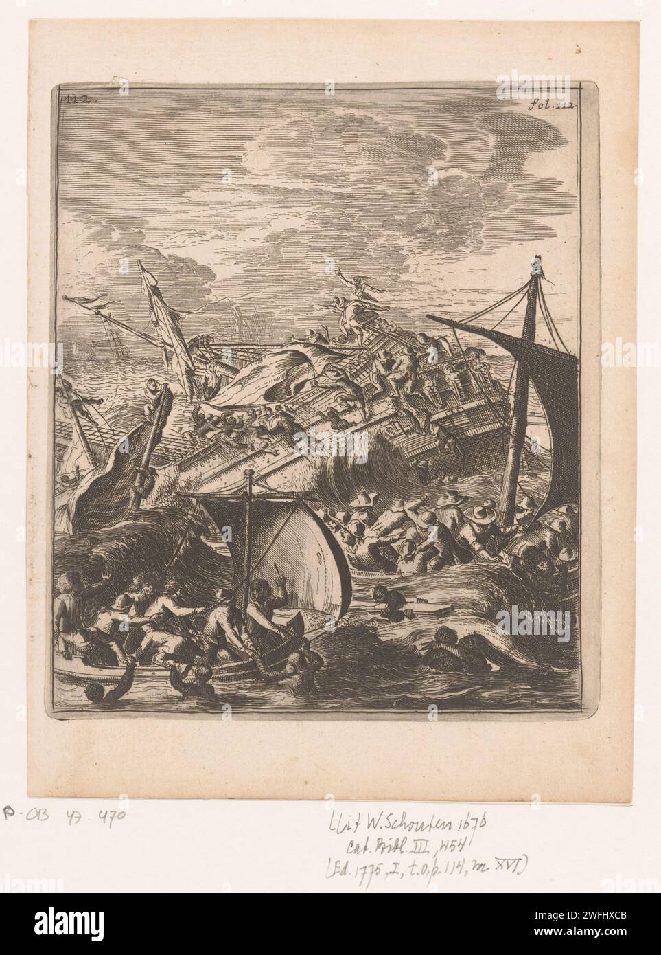 Shipwreck of the Coromandel, Anonymous, After Wouter Schouten, 1676 ...