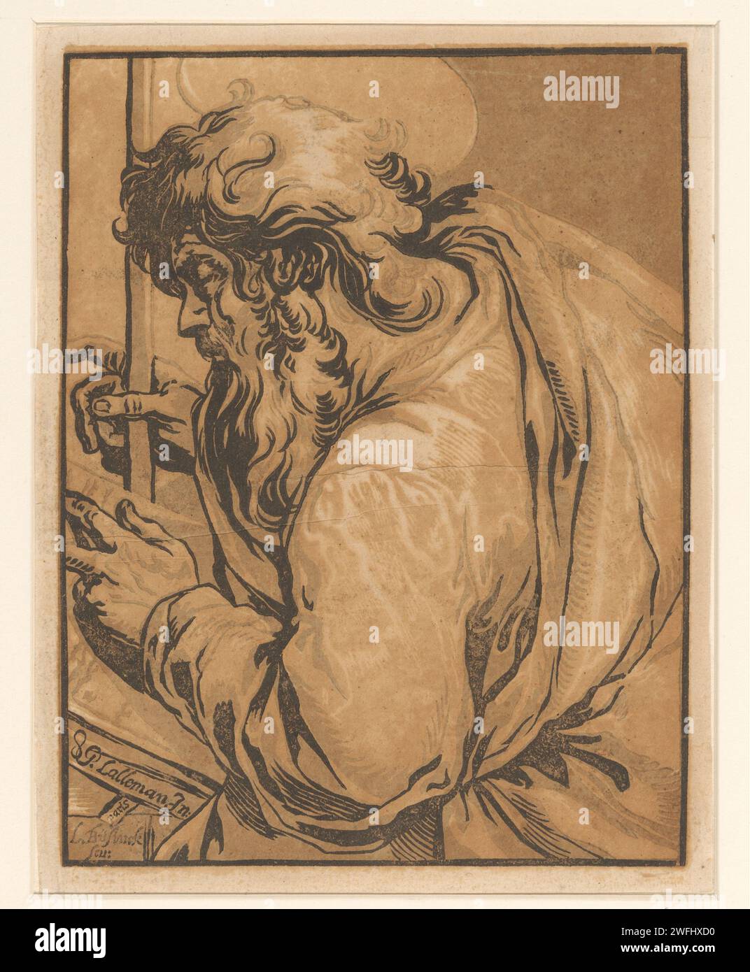 Apostle matting, ludwig bunsinck, Georges Lallmand, 1600 - 1669 print ...