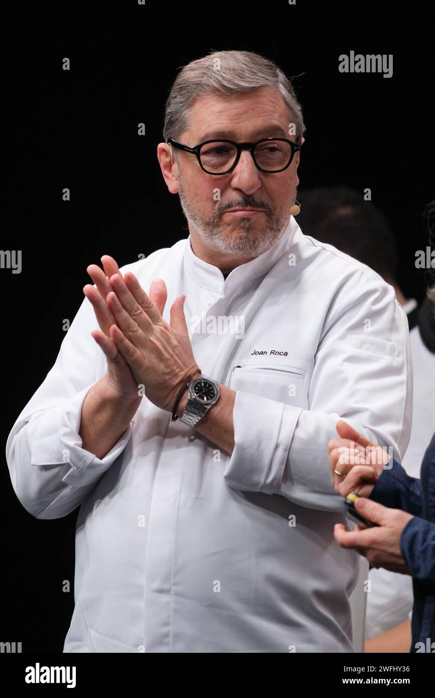 Spanish chef Joan Roca of El Celler de Can Roca during the edition of ...