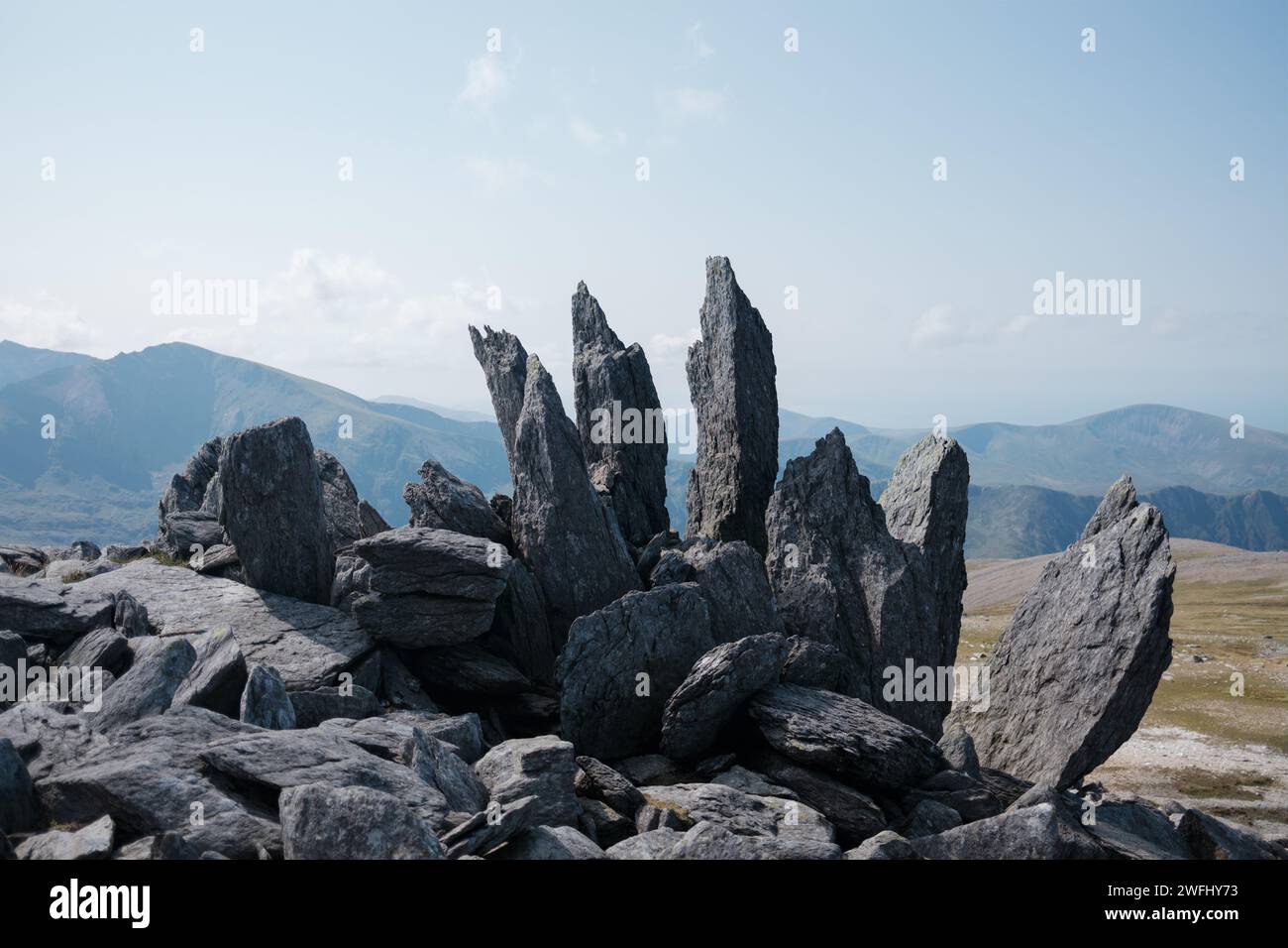 rock formation Glyder Fawr Stock Photo - Alamy