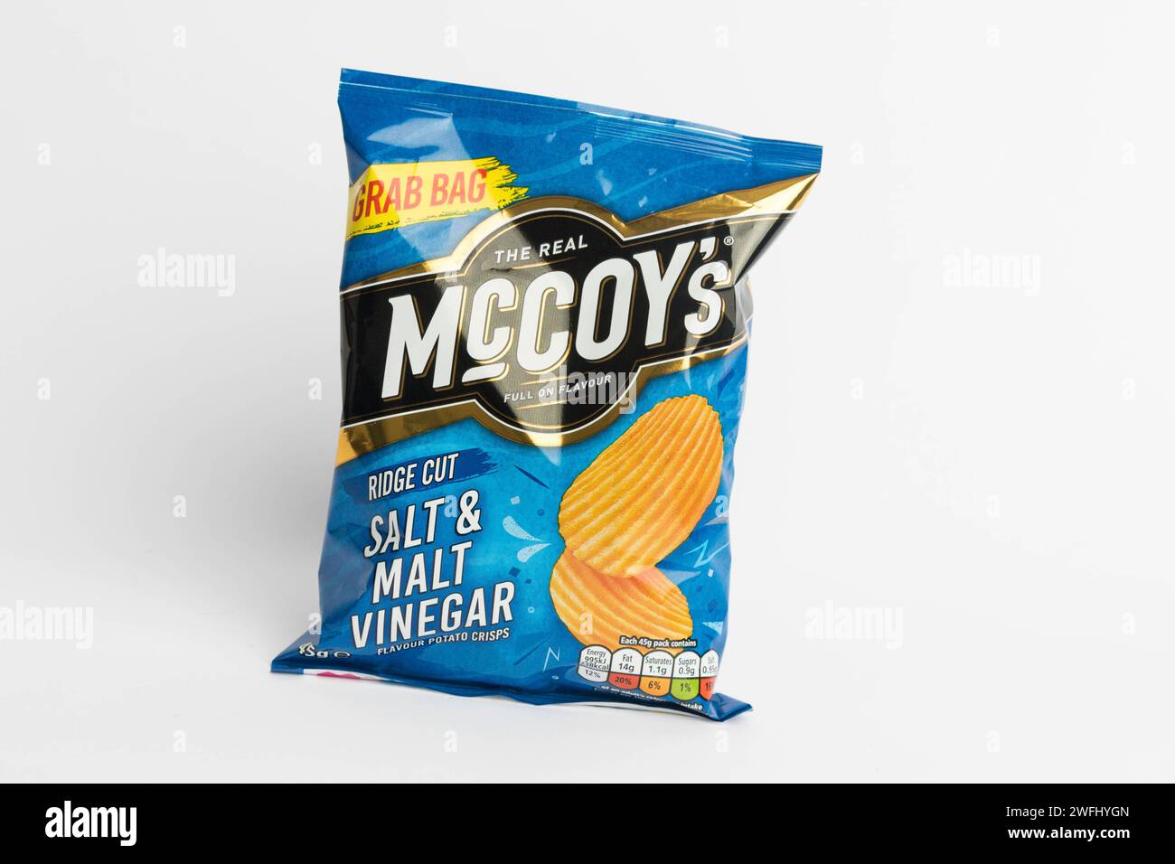 London, United Kingdom, 29th January 2024:- A packet of McCoys Salt and ...