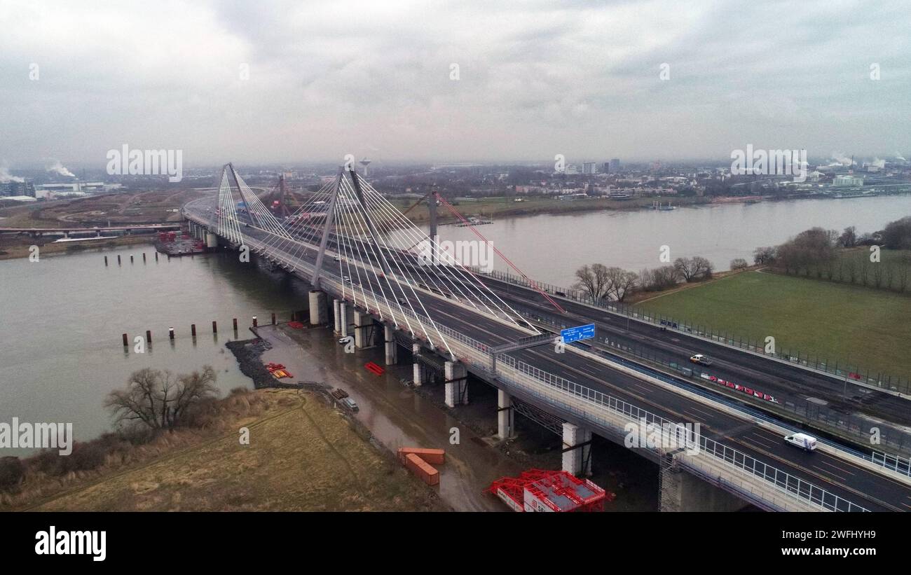 Deutschland, Koeln-Merkenich, 31.01.2024 Verkehrsfreigabe der neuen ...