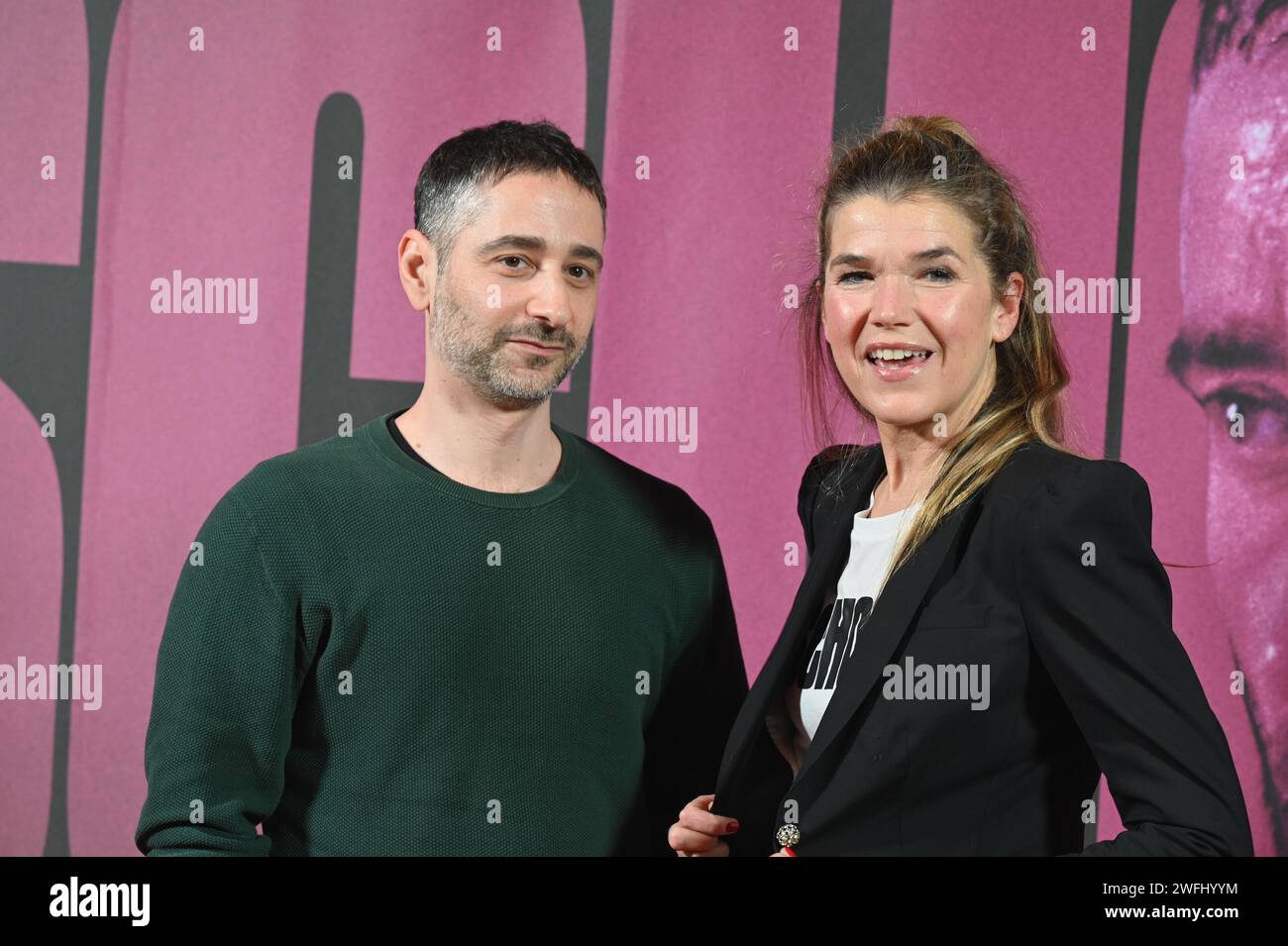Cologne, Germany. 30th Jan, 2024. Actors Denis Moschitto and Anke ...