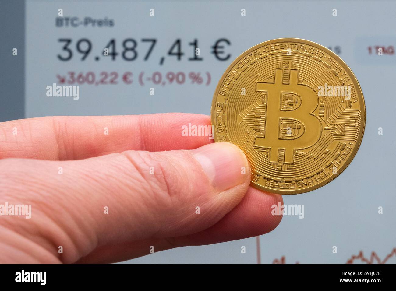 Bitcoin chartansicht hi-res stock photography and images - Alamy