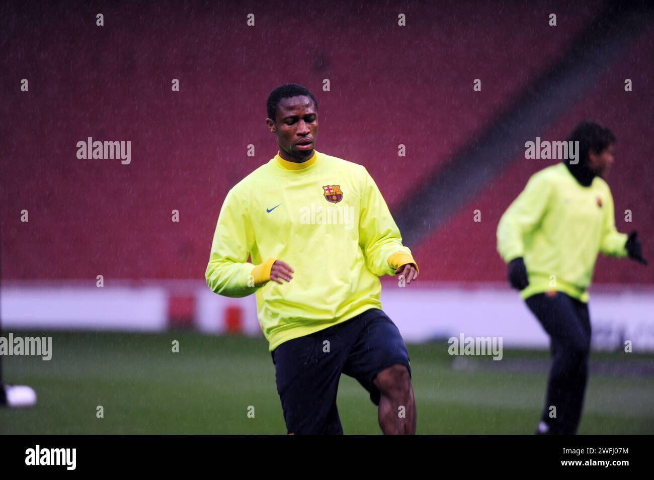 Pic shows: Barcelona Train at the Emirates good to be back Thierry ...