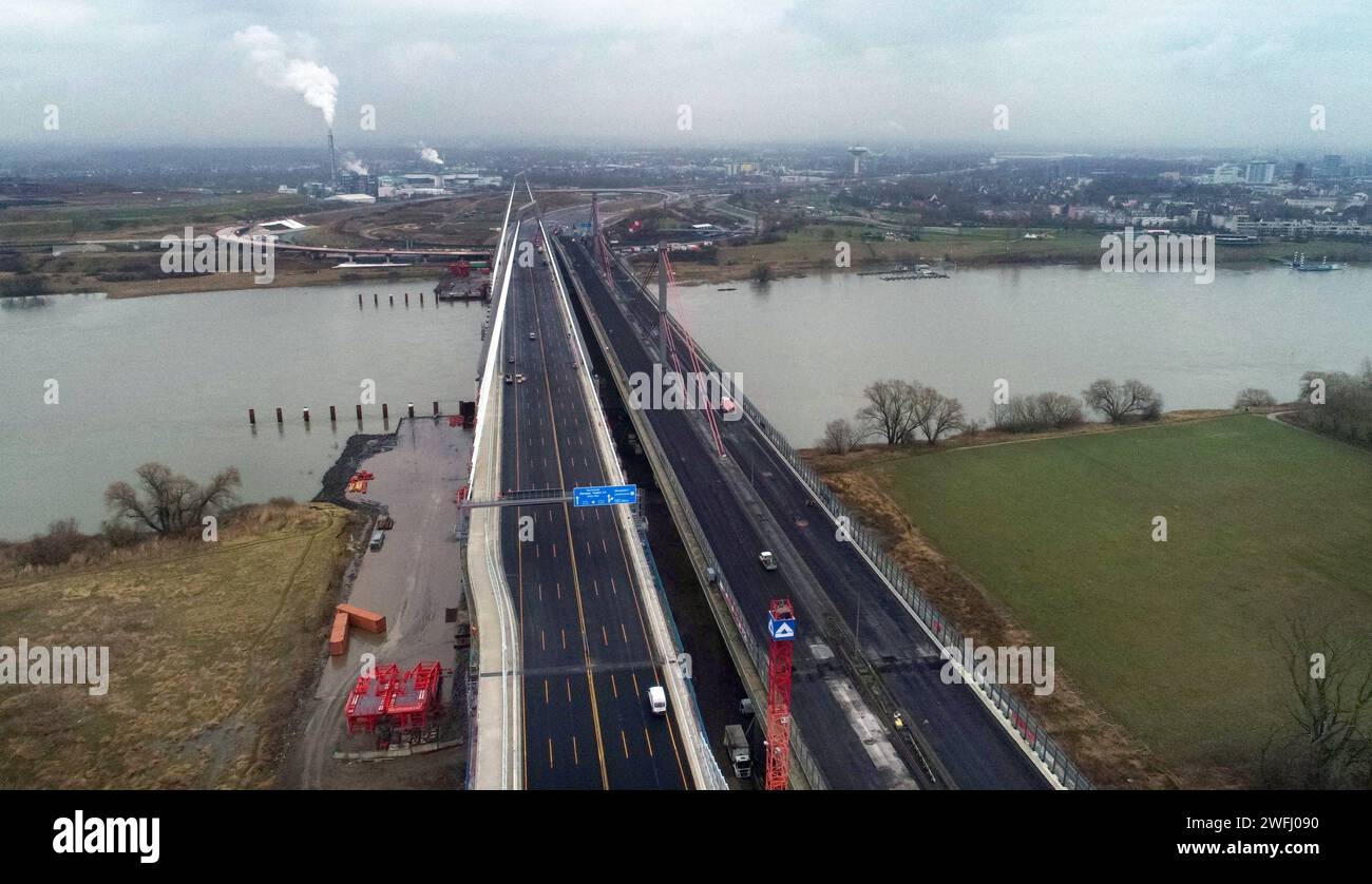 Deutschland, Koeln-Merkenich, 31.01.2024 Verkehrsfreigabe der neuen ...