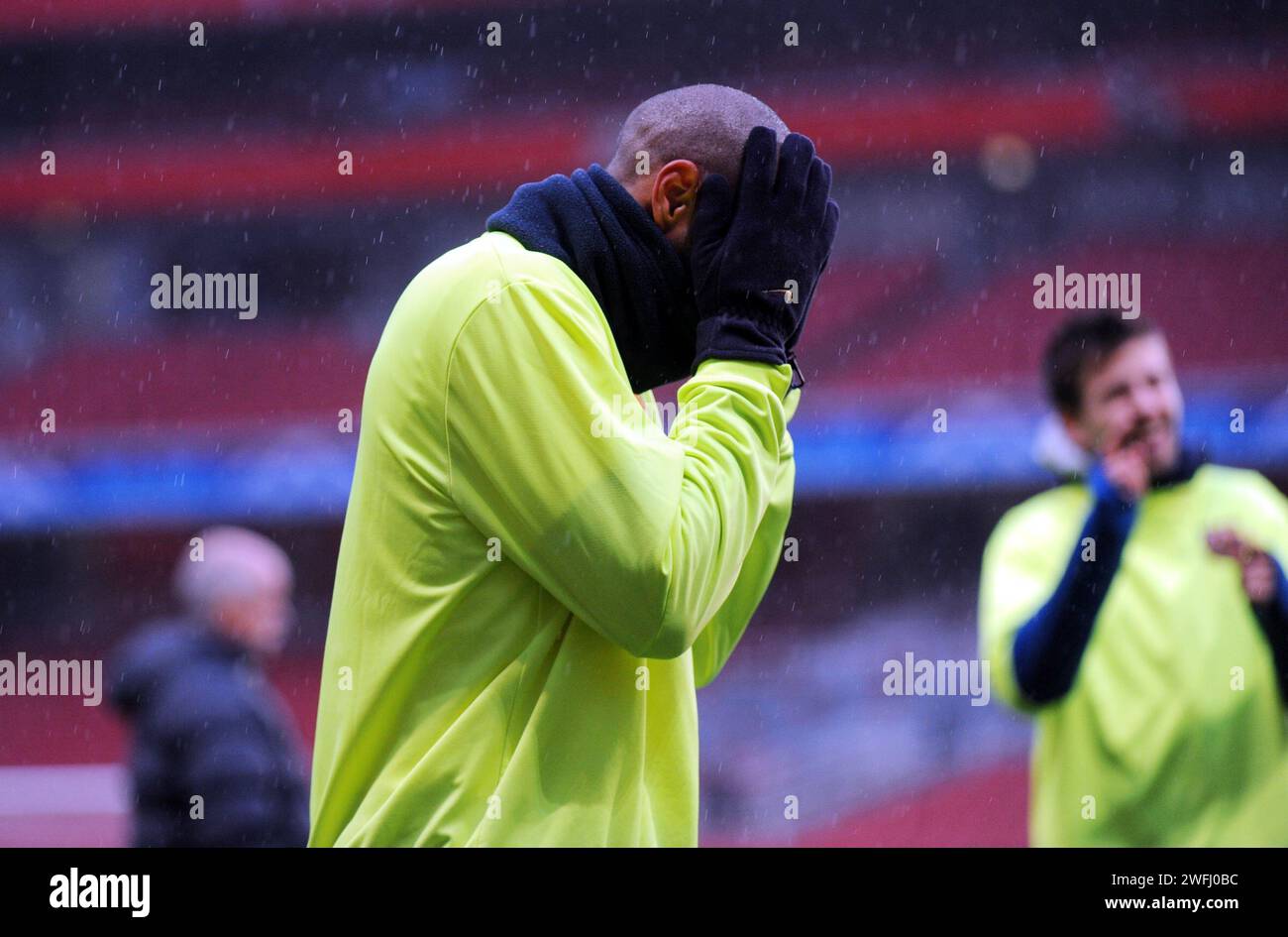 Pic shows: Barcelona Train at the Emirates good to be back Thierry ...
