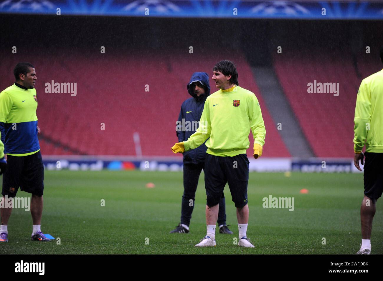 Pic shows: Barcelona Train at the Emirates good to be back Thierry ...