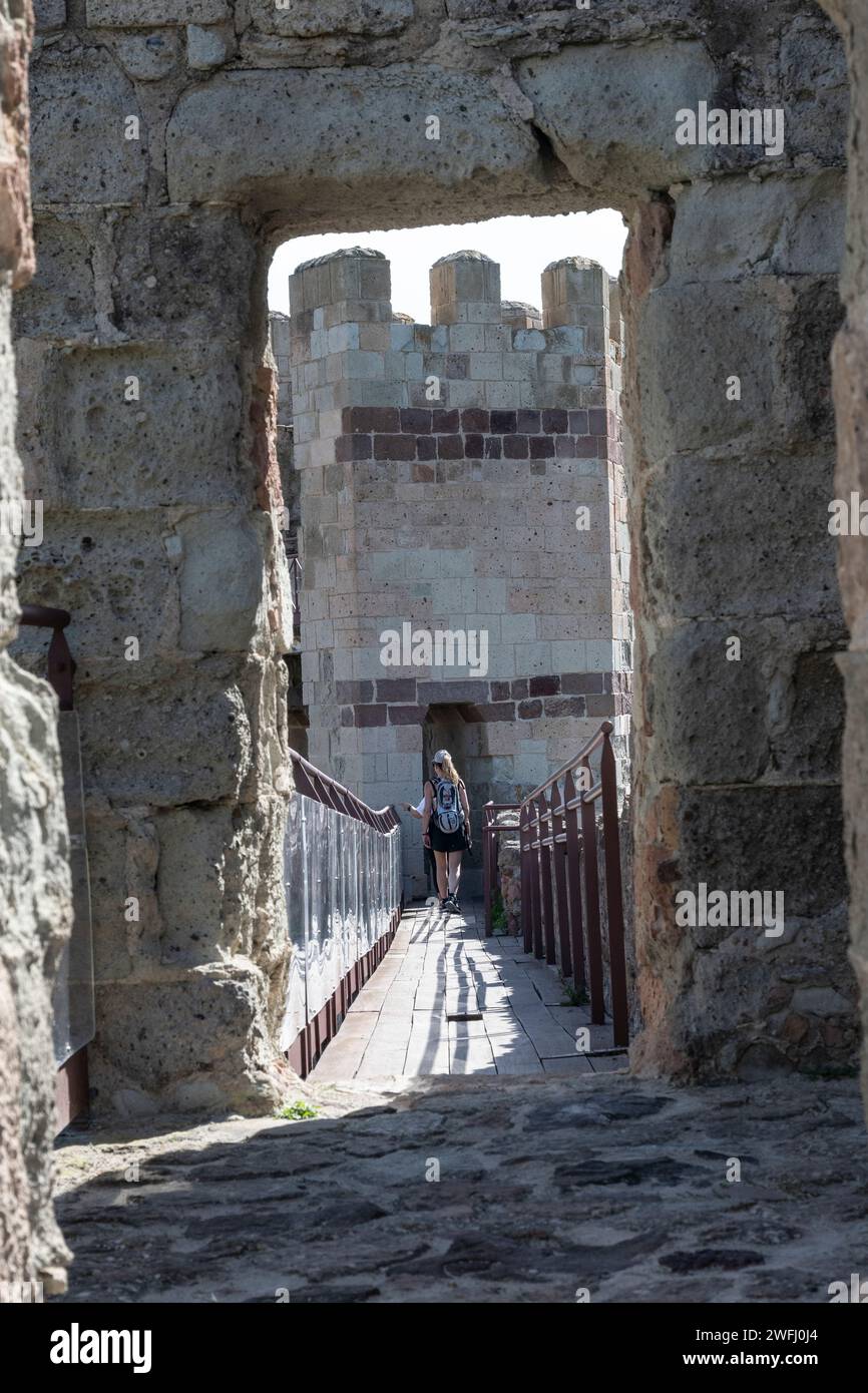 Medieval Castle of Serravalle in Bosa which is situated about two ...