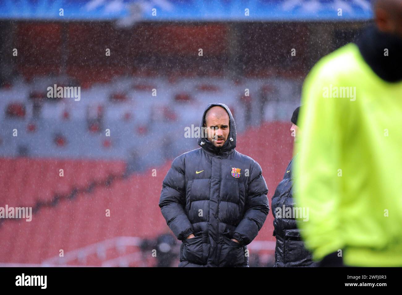 Pic shows: Barcelona Train at the Emirates good to be back Thierry ...