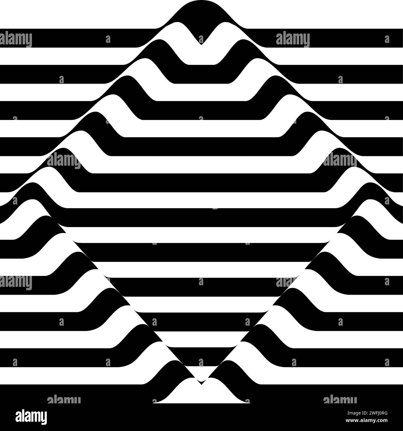 Anamorphic illusion Black and White Stock Photos & Images - Alamy