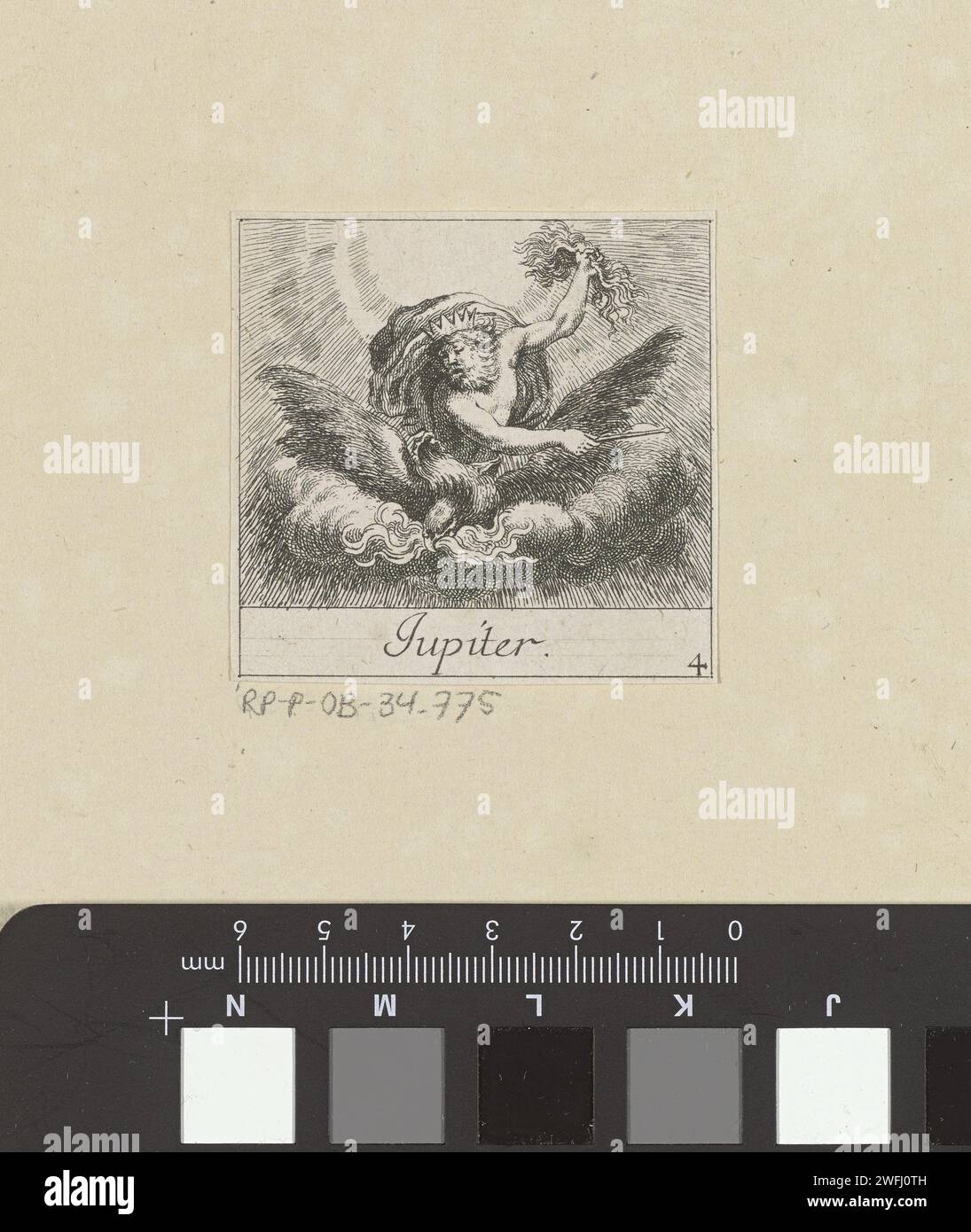 Jupiter, Anonymous, Stefano Della Bella, 1620 - 1664 print. playing ...