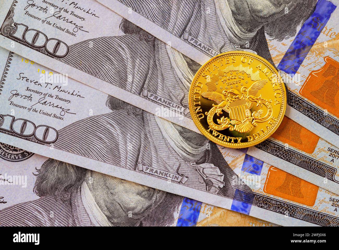 Collectible gold coins hi-res stock photography and images - Alamy