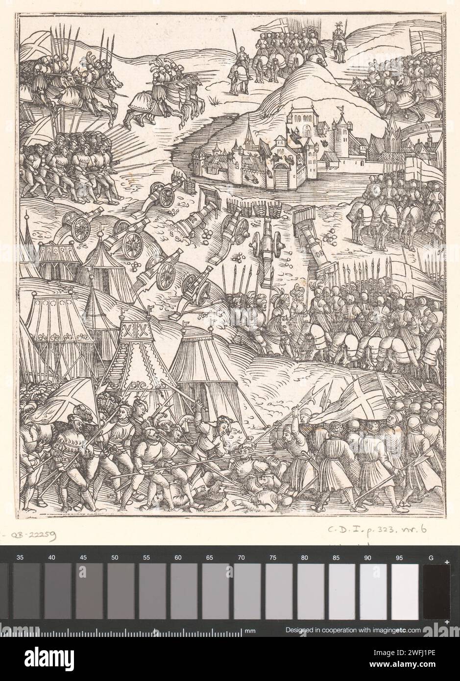Siege of Utrecht, Anonymous, Wolf Traut, 1515 print paper siege Utrecht ...
