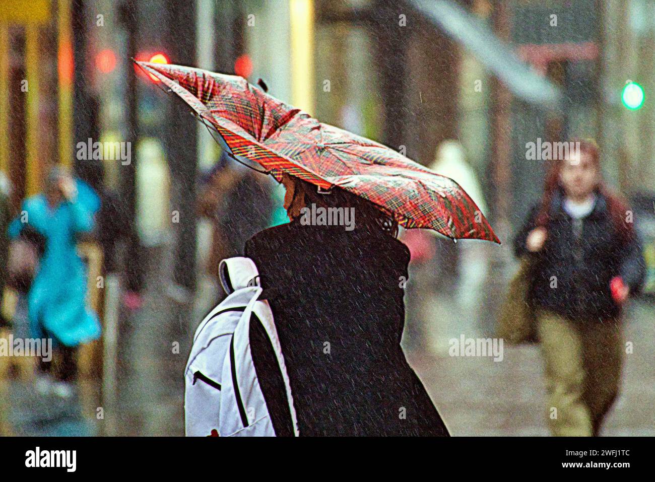 Glasgow, Scotland, UK. 31st January, 2024. UK Weather: Storm Ingunn ...
