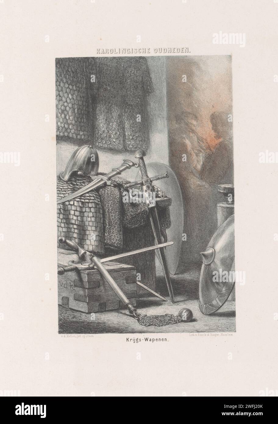Carolingian weapons, David van der Kellen (1827-1895), 1857 - 1864 ...