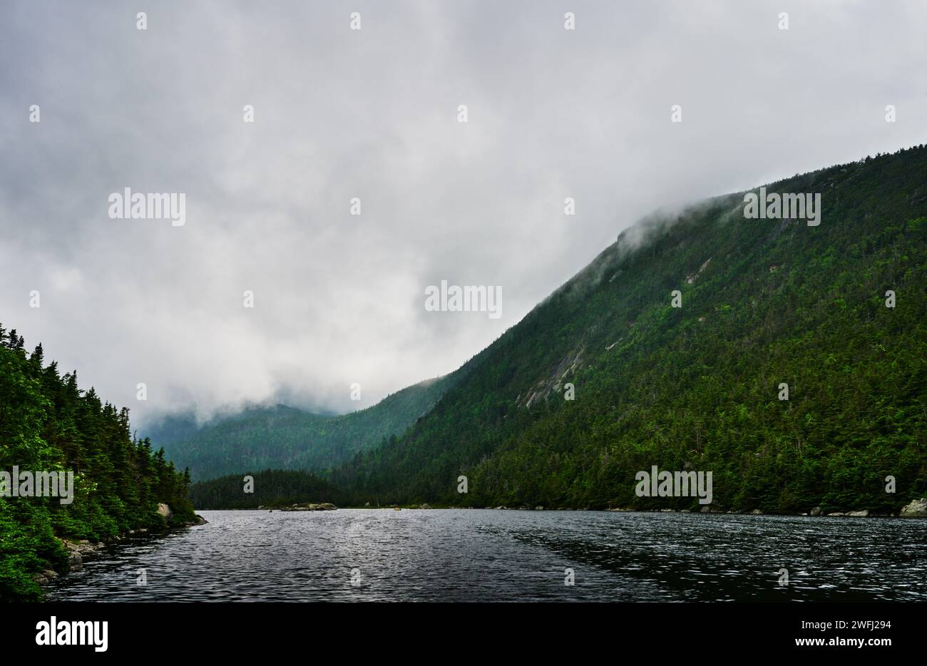 Lonesome lake, along the North and South Kinsman peak hike, White ...