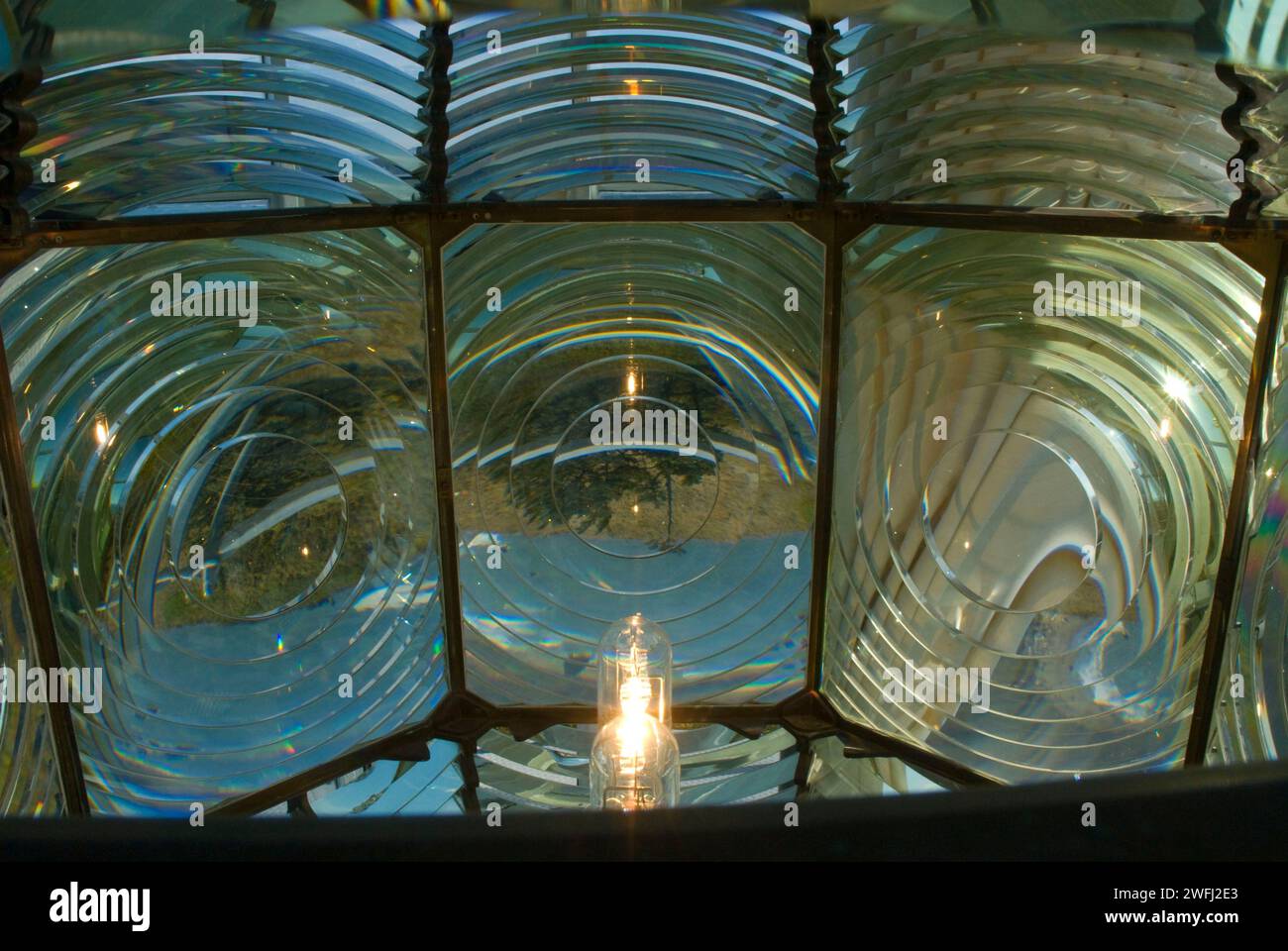 Cape Blanco Lighthouse fresnel lens, Cape Blanco State Park, Oregon ...