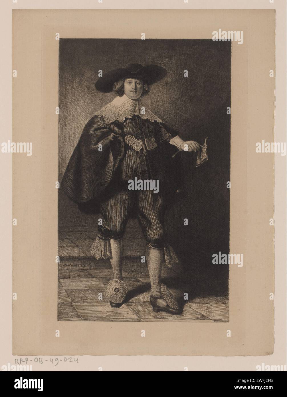 Portrait of Oopjen Coppit, Léopold Flameng, After Rembrandt van Rijn ...