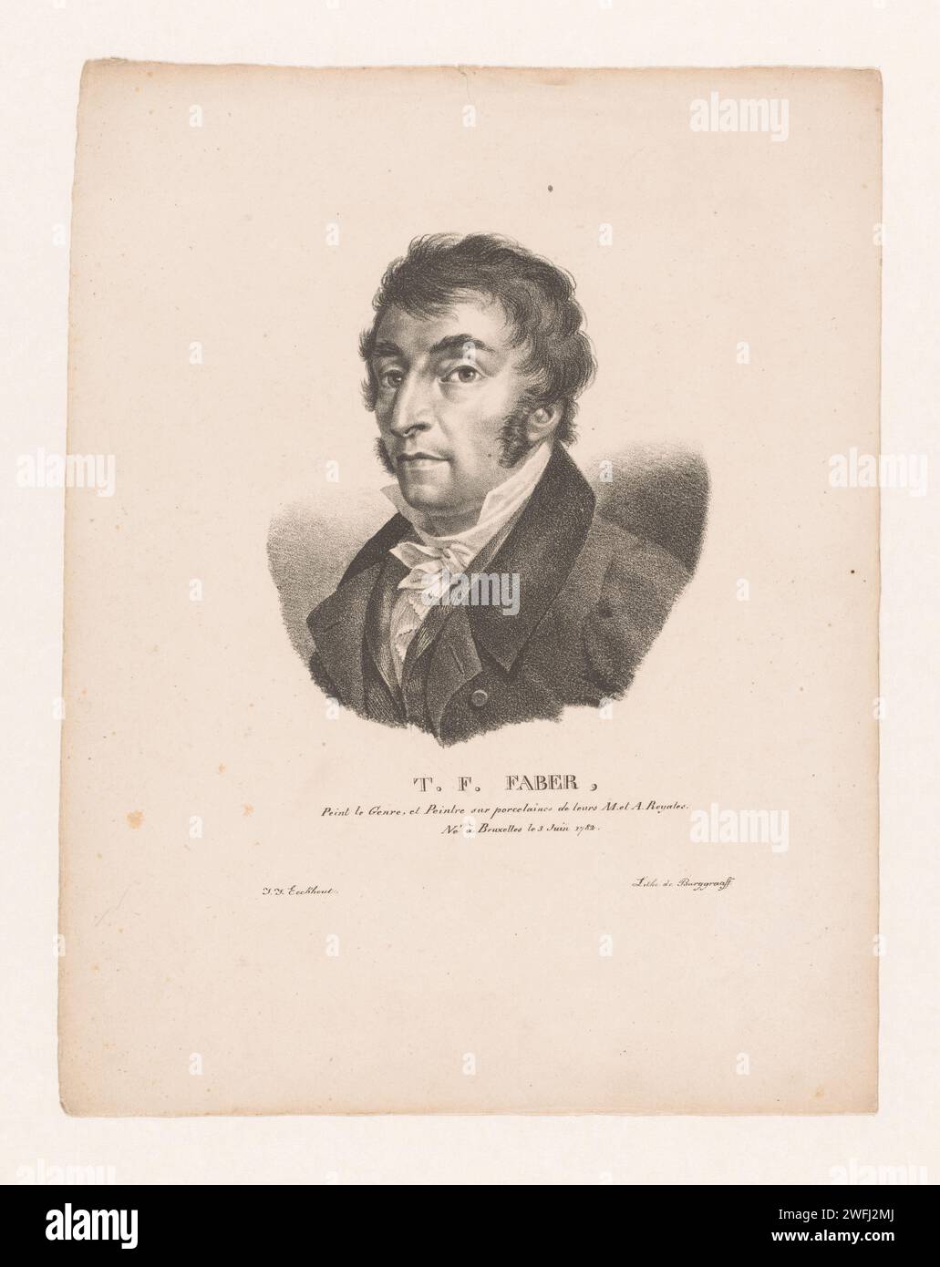 Portrait of Frédéric Théodore Faber, Guillaume Philidor van den ...
