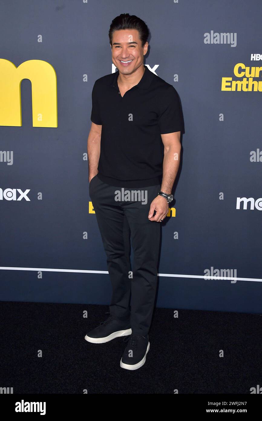 Mario Lopez bei der Premiere der 12. Staffel der HBO Serie Curb Your ...