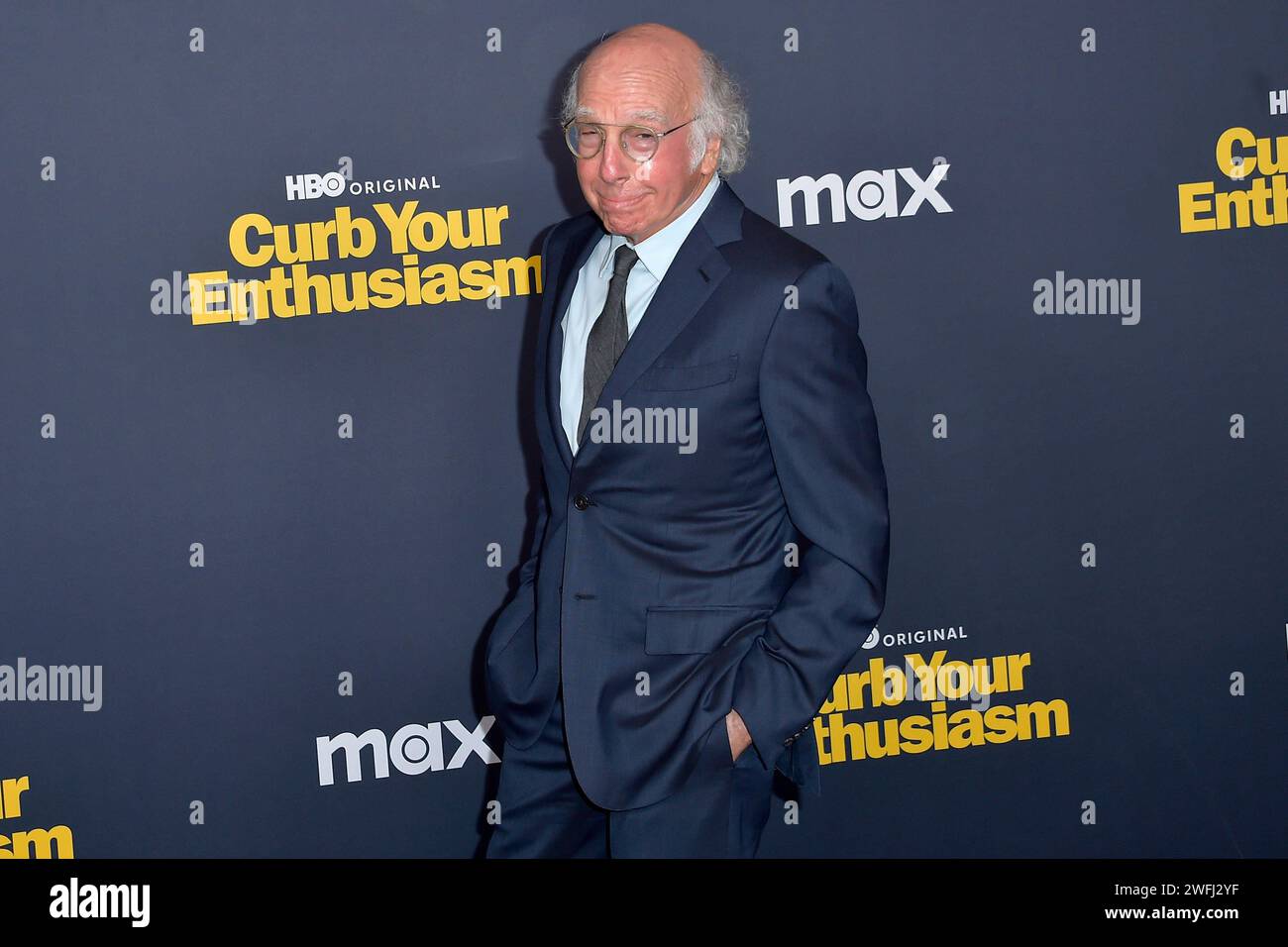 Larry David bei der Premiere der 12. Staffel der HBO Serie Curb Your ...