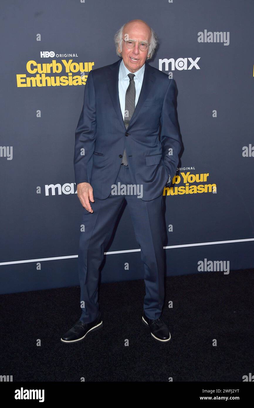 Larry David bei der Premiere der 12. Staffel der HBO Serie Curb Your ...
