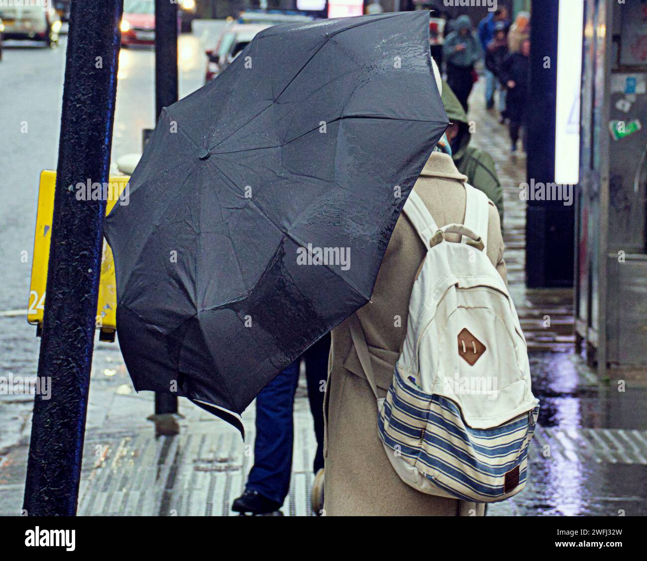 Glasgow, Scotland, UK. 31st January, 2024. UK Weather: Storm Ingunn ...