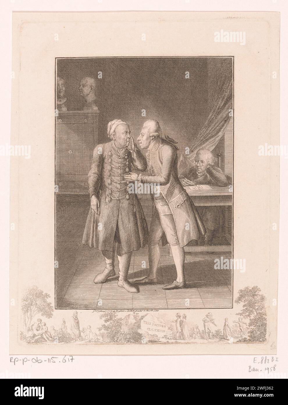 Chodowiecki Schetst Lippert en Zingg, Daniel Nikolaus Chodowiecki, 1798 ...